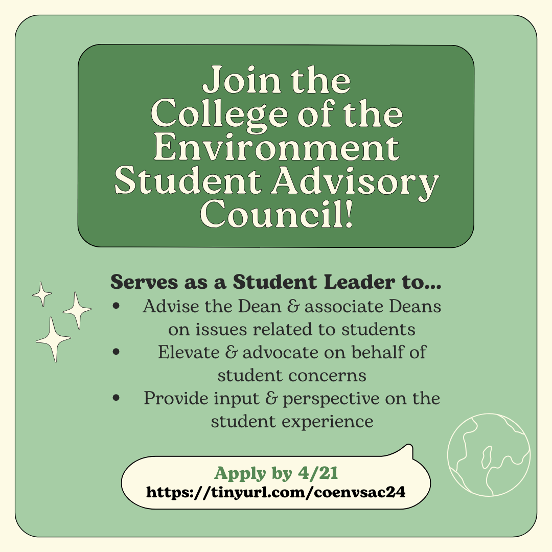 Program on the Environment » Apply to join the College of the ...